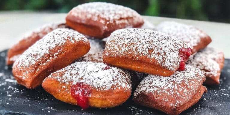 Homemade French Jelly Filled Beignet Recipe